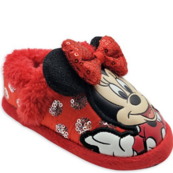 Disney | Shoes | Disney Junior Minnie Slippers 78 | Poshmark